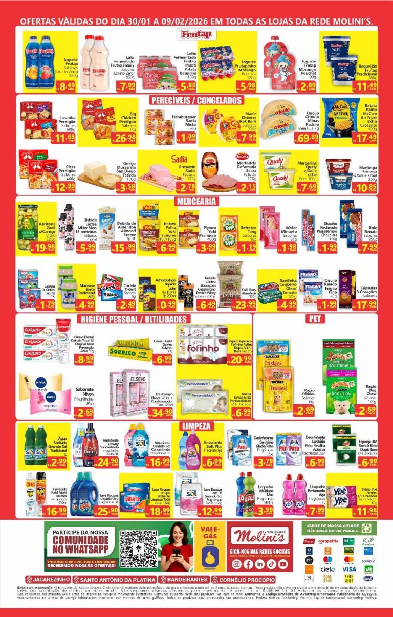 Supermercado Molini’s confira nossas ofertas: – Tribuna do Vale